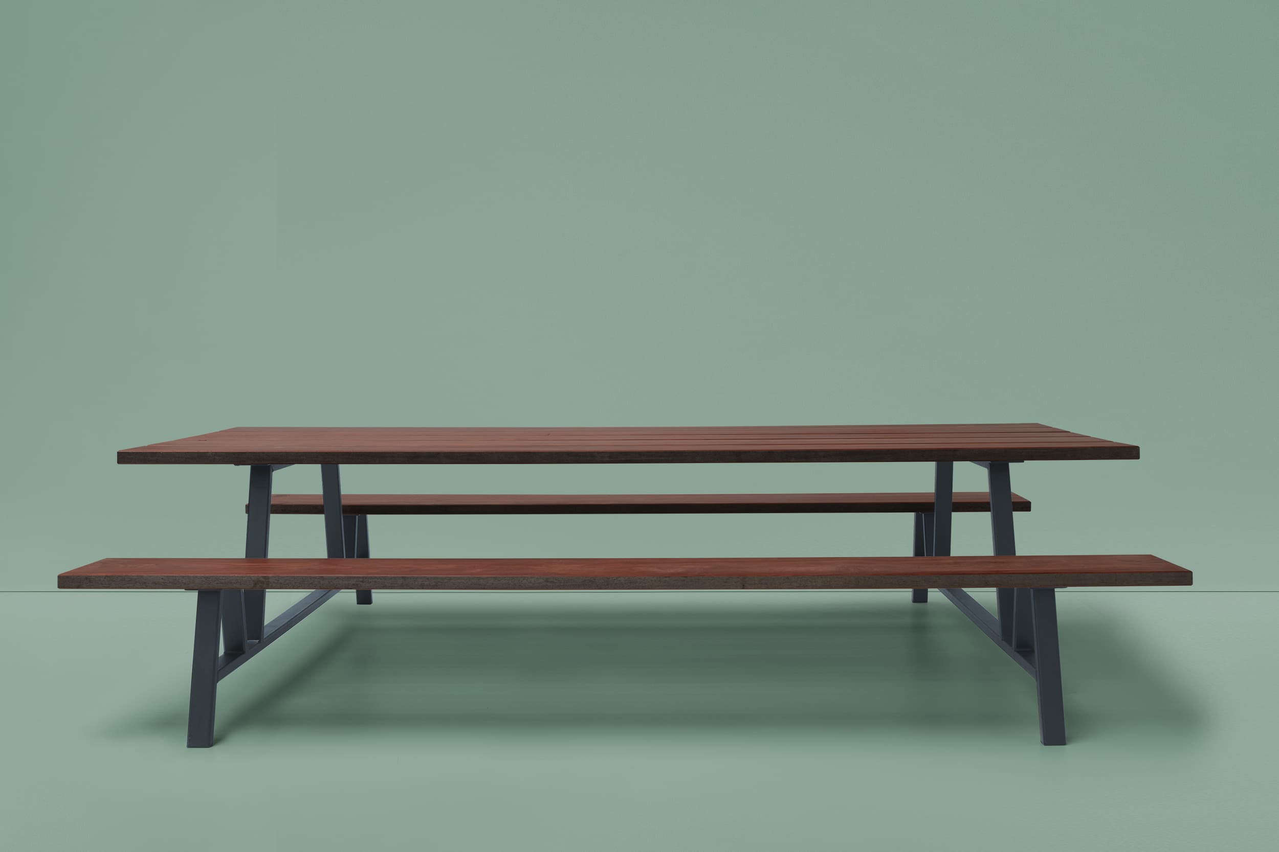 Tinyhouse² picknicktafel | Design picknicktafels | Stoere picknicktafel